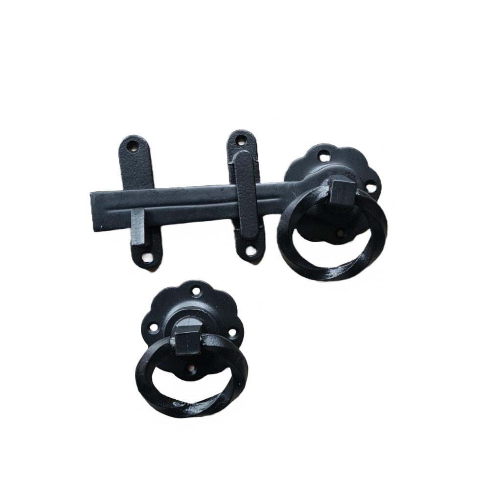Ring Latch Black (Dbl Sided) – South East Gates